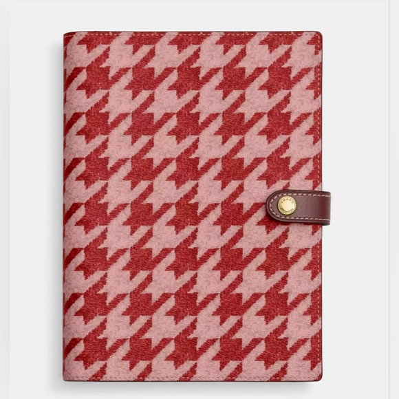 Coach | Office | Coach Notebook With Houndstooth Print | Poshmark